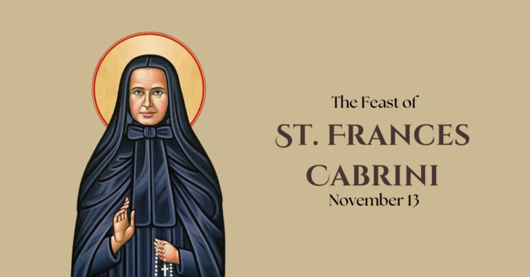 The Feast of Saint Frances Xavier Cabrini – Benedictine Sisters of ...